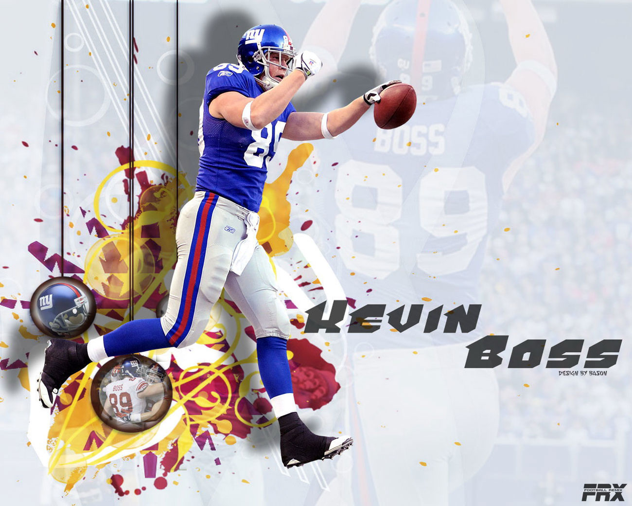 Kevin Boss Wallpaper New York Giants - Kick American Football ...