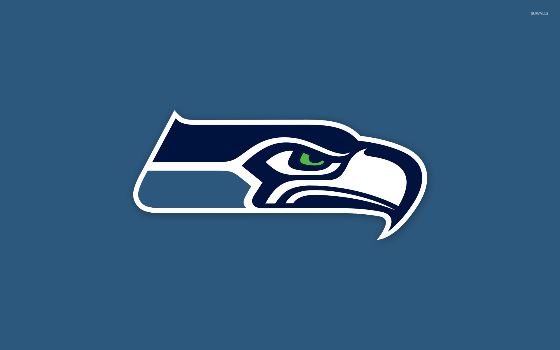 Seattle Seahawks Logo Blue Background - 1920x1200 Wallpaper - teahub.io
