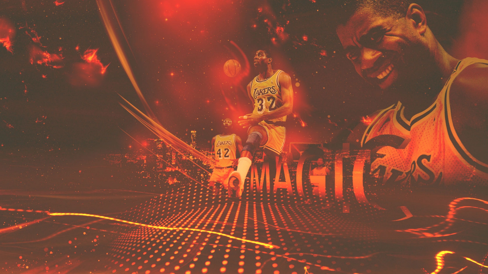 Magic Johnson Background - 1920x1080 Wallpaper - teahub.io