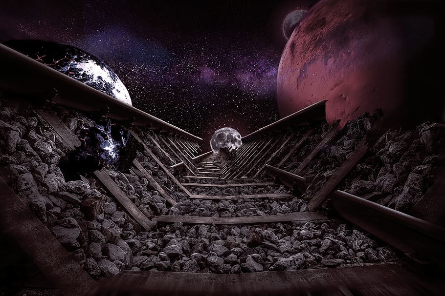 Planets, Tunnel Wallpaper, Planet, Space, Universe, - Sureal Apstract ...