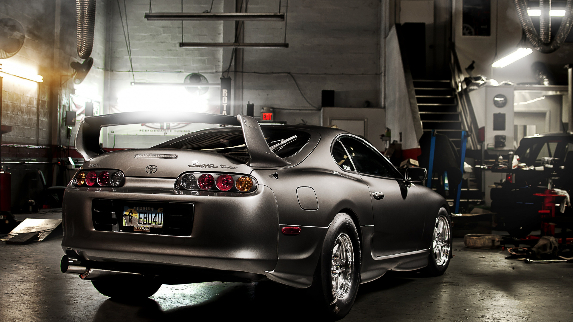 Rear View, Garage, Toyota Supra, Wallpaper - Toyota Supra 4k ...