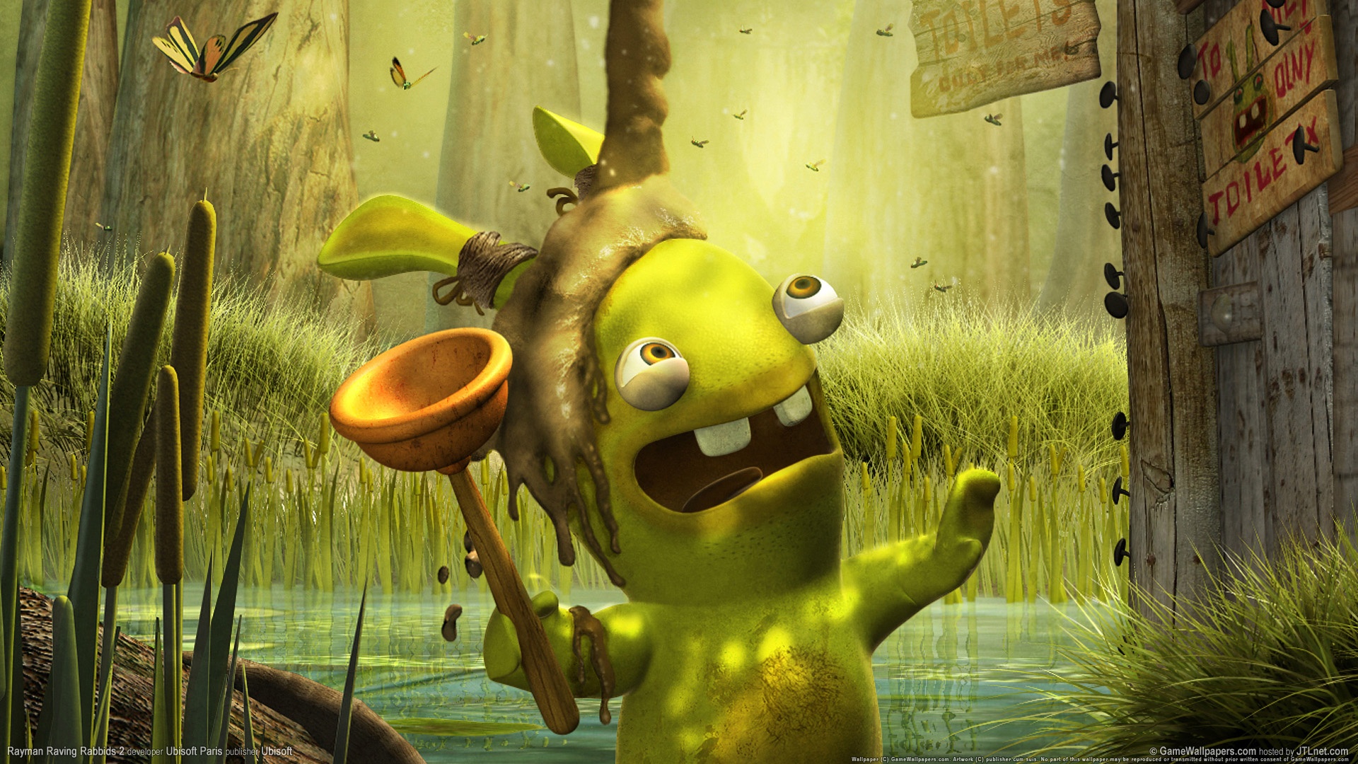 Rayman Raving Rabbids Plungers - 1920x1080 Wallpaper - teahub.io
