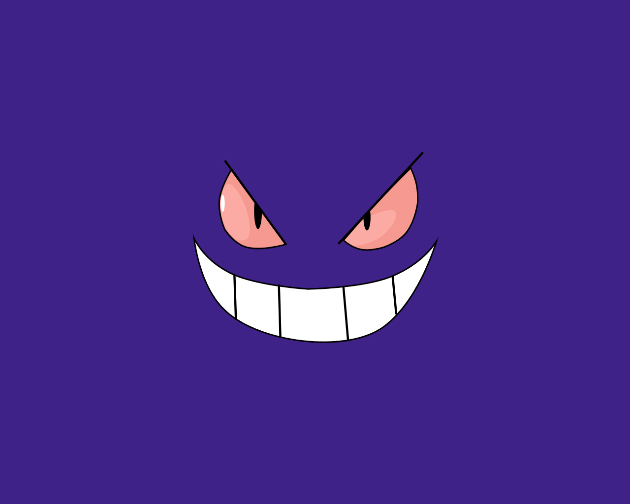Gengar Face - 1280x1024 Wallpaper - teahub.io