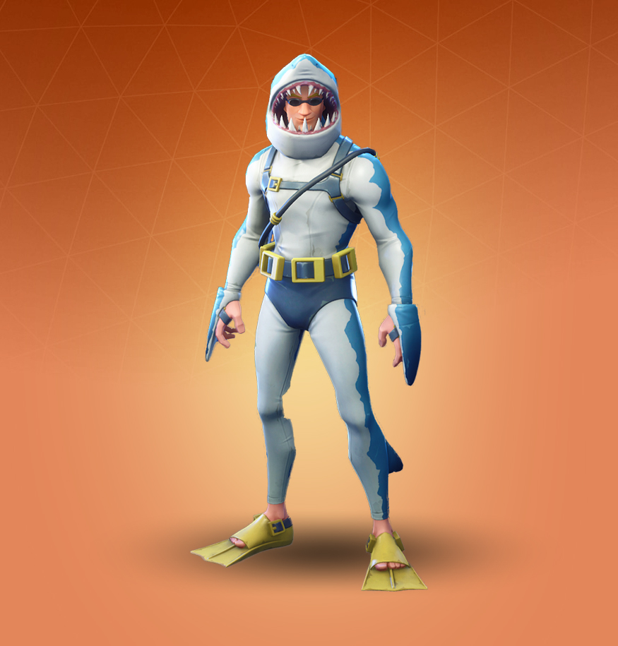 Chomp Sr - - Shark Skin From Fortnite - 875x915 Wallpaper - teahub.io