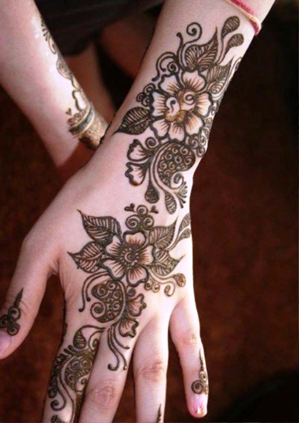 Mehndi Designs - Beautiful Normal Mehndi Design - 600x850 Wallpaper ...