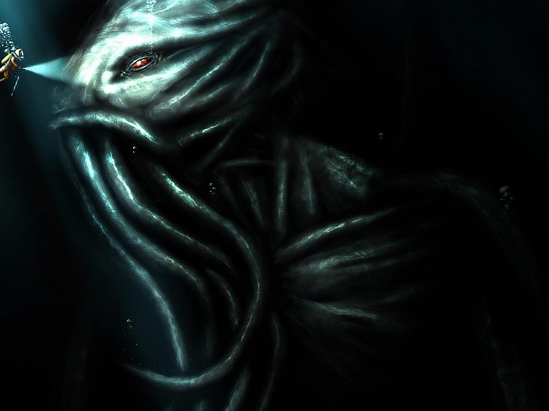 Cthulhu Under The Sea Wallpaper - Underwater Cthulhu - 800x600 ...