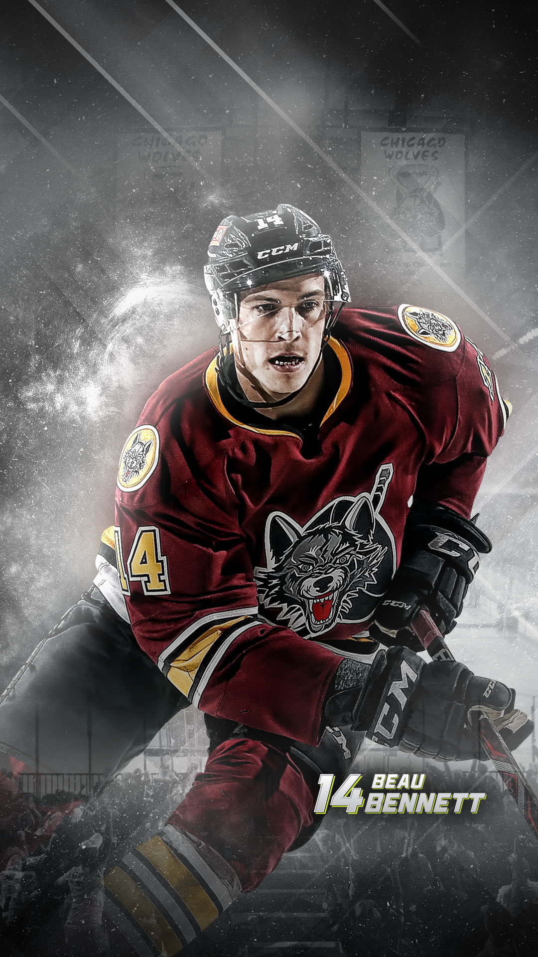 Chicago Wolves Iphone - 1080x1920 Wallpaper - teahub.io