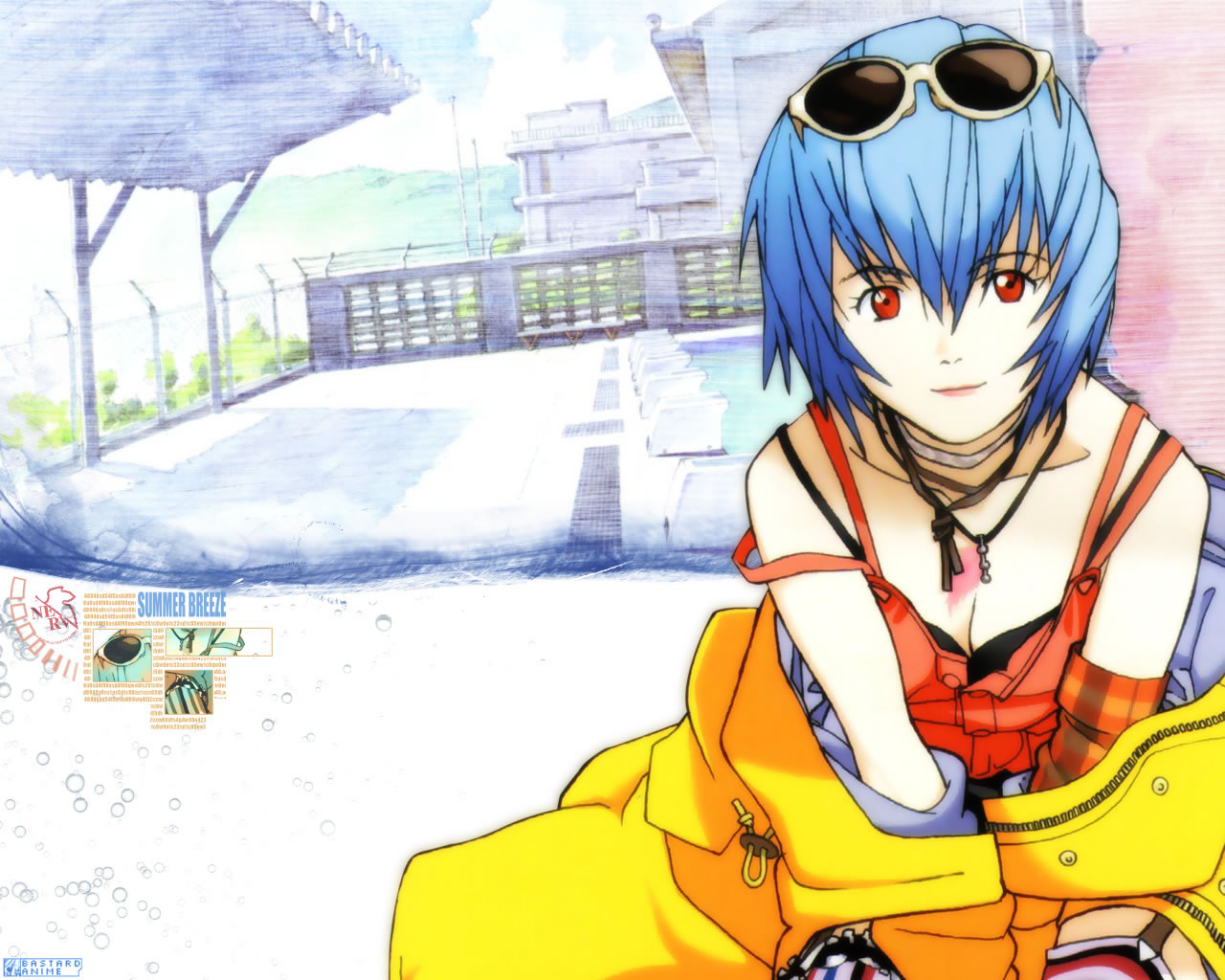 Summer Breeze - Evangelion Summer - 1280x1024 Wallpaper - teahub.io