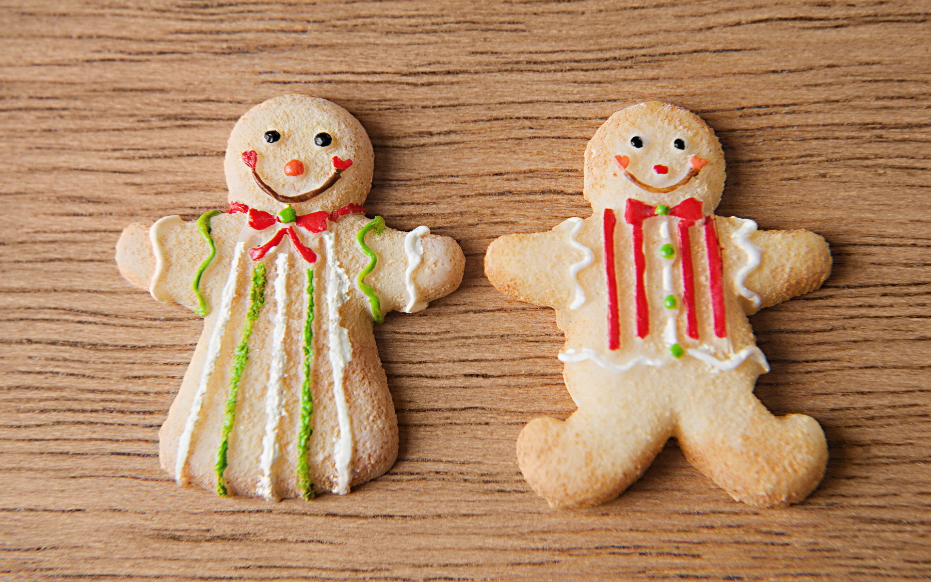 Gingerbread Couple - Couple Christmas - 1920x1200 Wallpaper - teahub.io