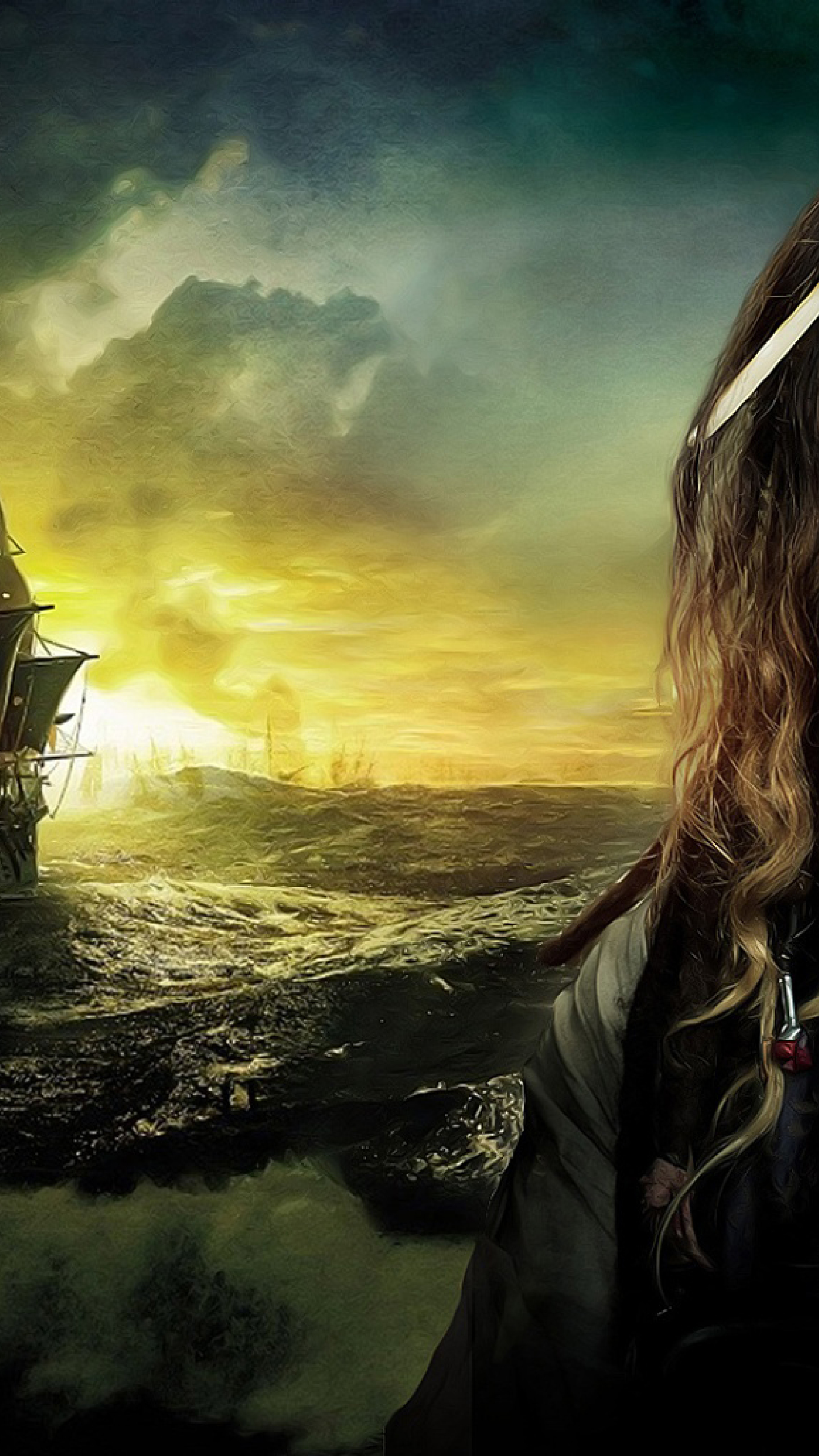 Johnny Depp As Captain Jack - 1440x2560 Wallpaper - teahub.io