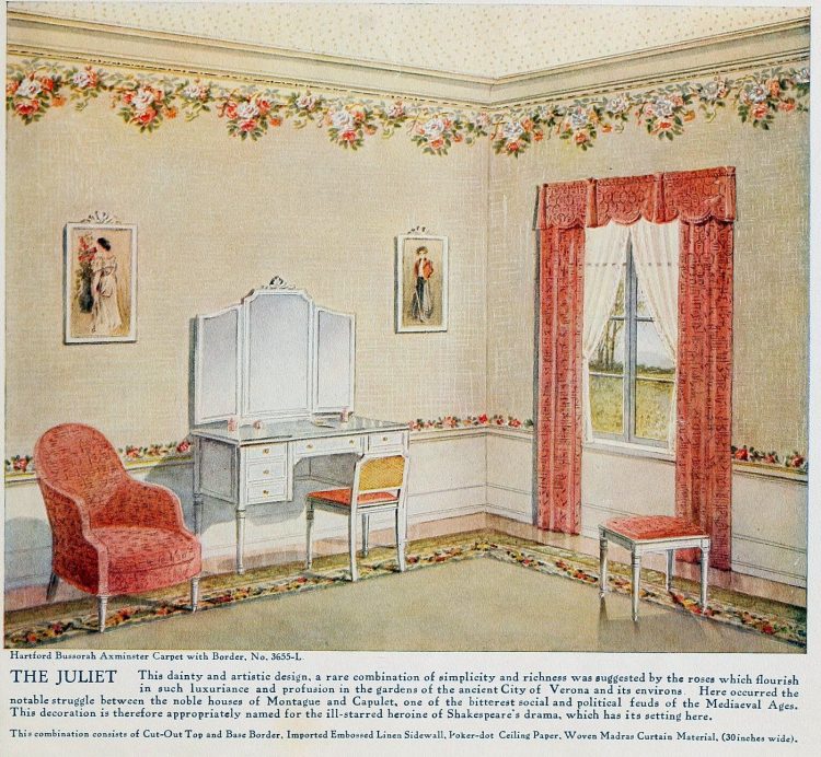 Pretty Vintage Room Layout Inspiration From 1915 - Interior Design ...