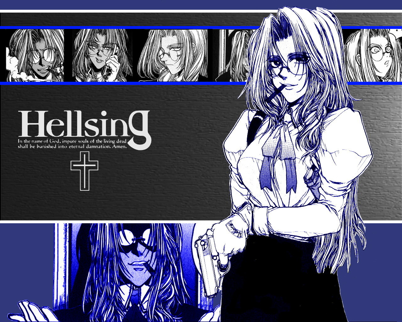Hellsing - Integra Hellsing - 1280x1024 Wallpaper - teahub.io