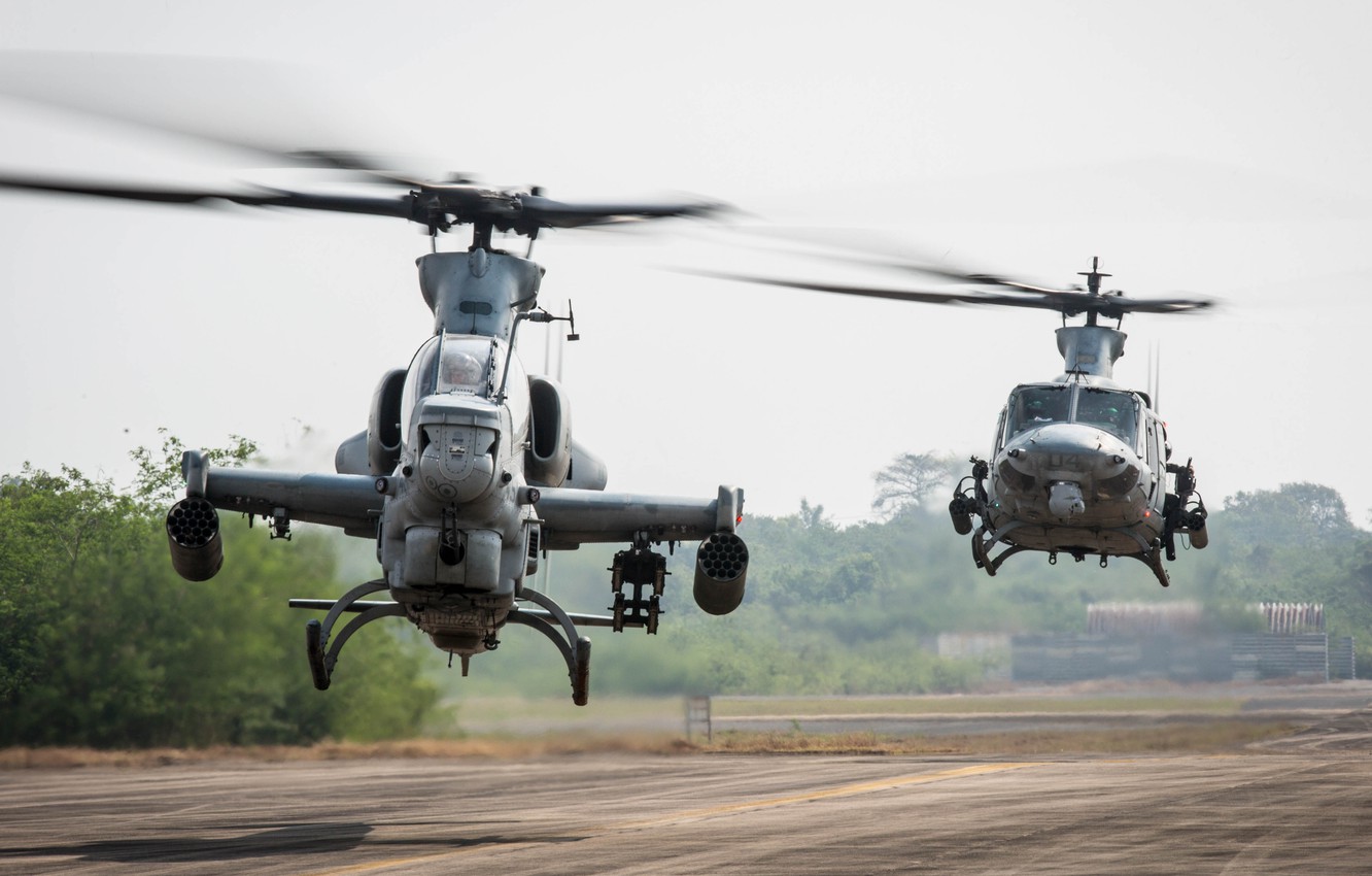 Photo Wallpaper Helicopter, Uh 1y Venom, Us Marine - Ah 1z Uh 1y ...