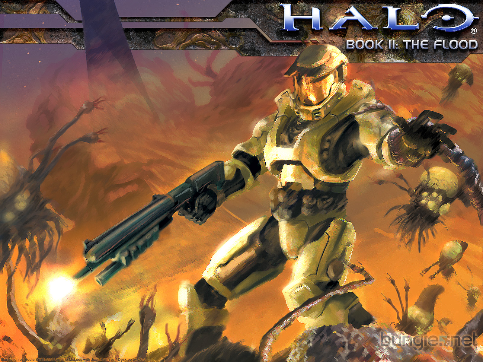 Halo The Flood Book - 1600x1200 Wallpaper - teahub.io