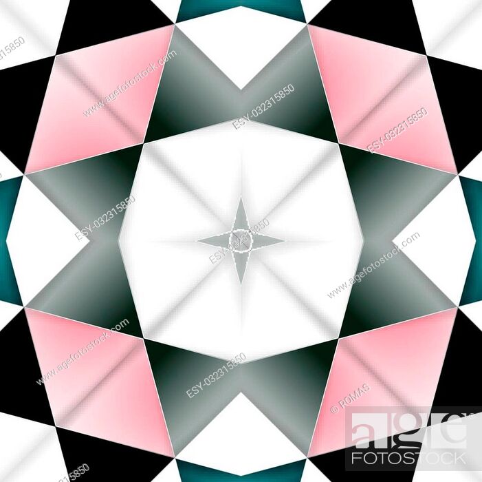Symmetrical Background Element With Bold Geometrical - Triangle ...