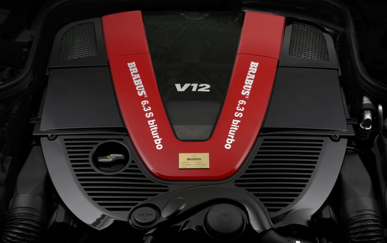 Brabus V12 Engine Wallpapers - Brabus S V12 Biturbo Roadster - 1280x804 ...