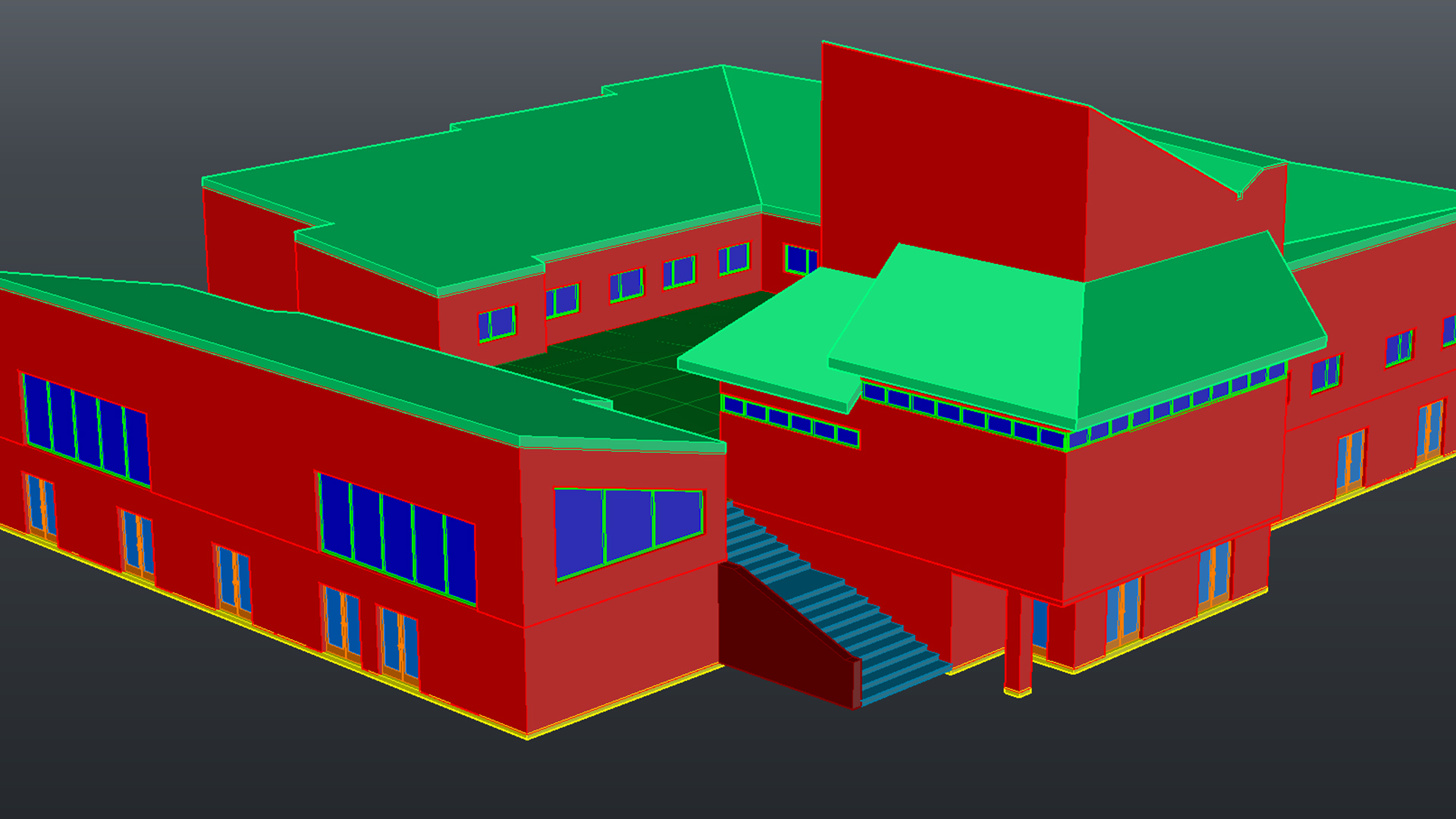 Building Autocad 3d Drawing - 1920x1080 Wallpaper - teahub.io