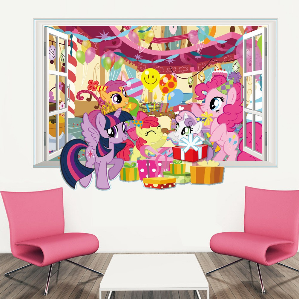 Download My Little Pony Window Wall Stickers - Teahub.io