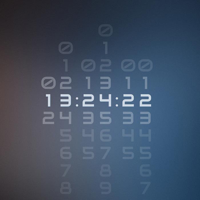 Modern Slide Clock Wallpaper Engine - Darkness - 700x700 Wallpaper ...