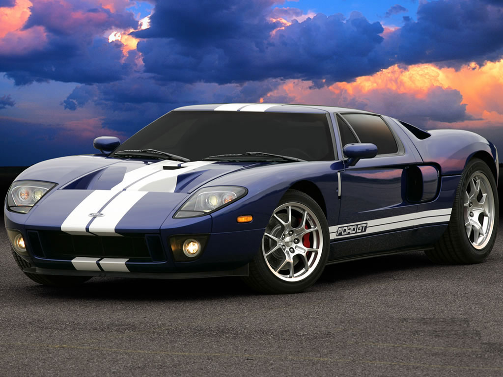 Ford Gt 2008 Blue - 1024x768 Wallpaper - teahub.io