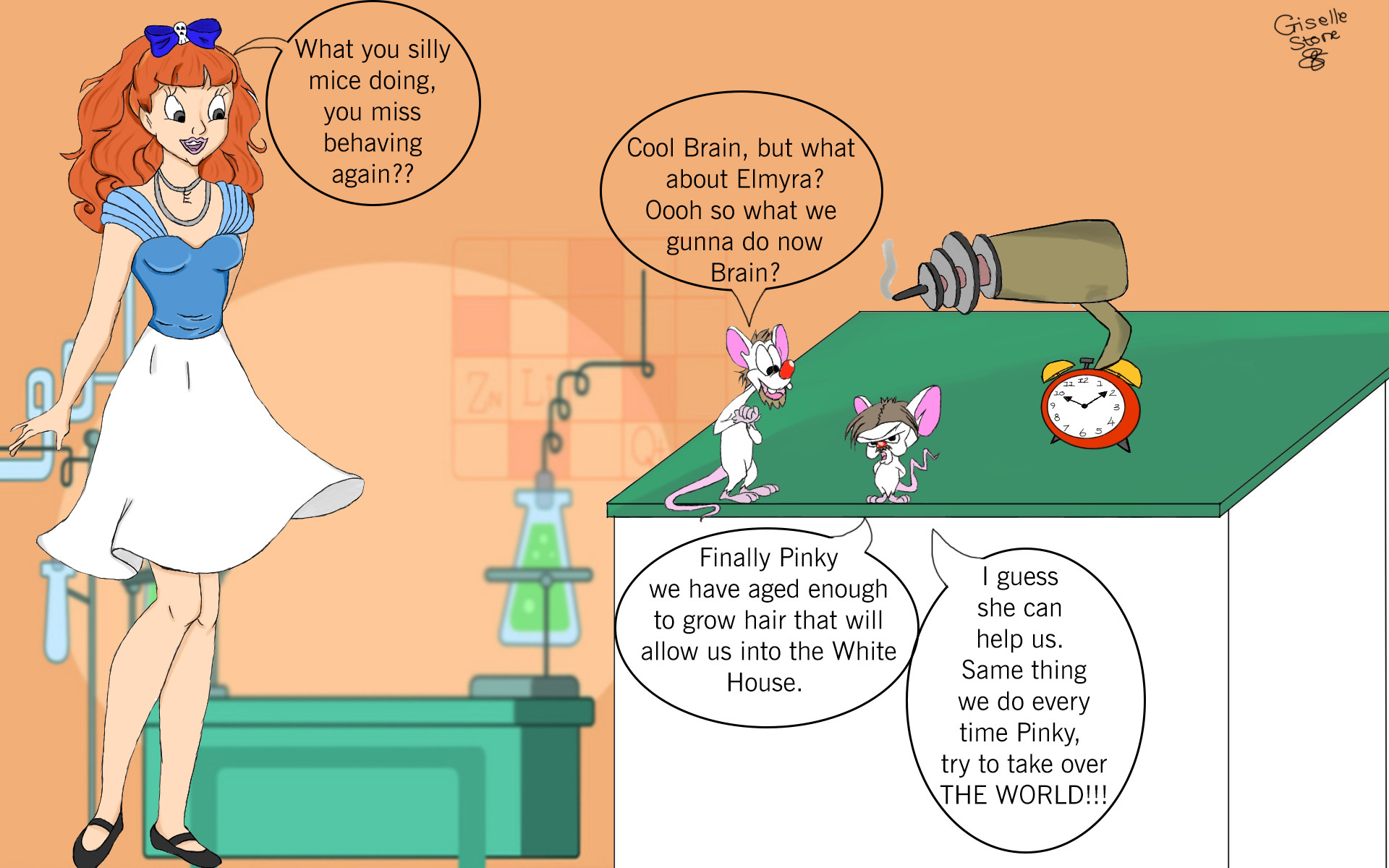 Fanart Pinky Elmyra And The Brain - 1920x1200 Wallpaper - teahub.io