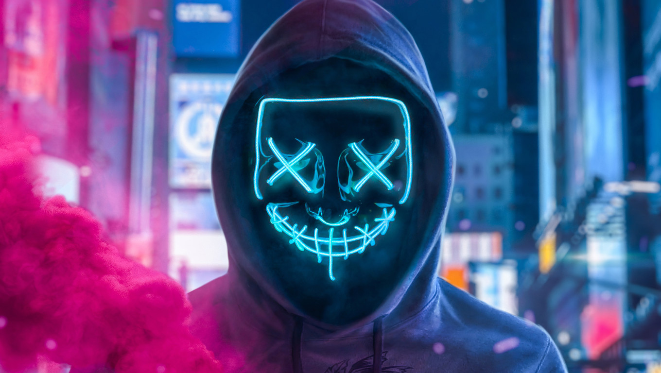 Download Mask Wallpaper 4k Smoke - Teahub.io