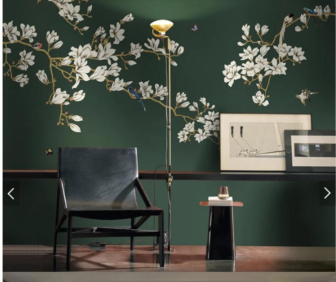 Wall Stickers For Dark Green Wall - 1140x957 Wallpaper - teahub.io