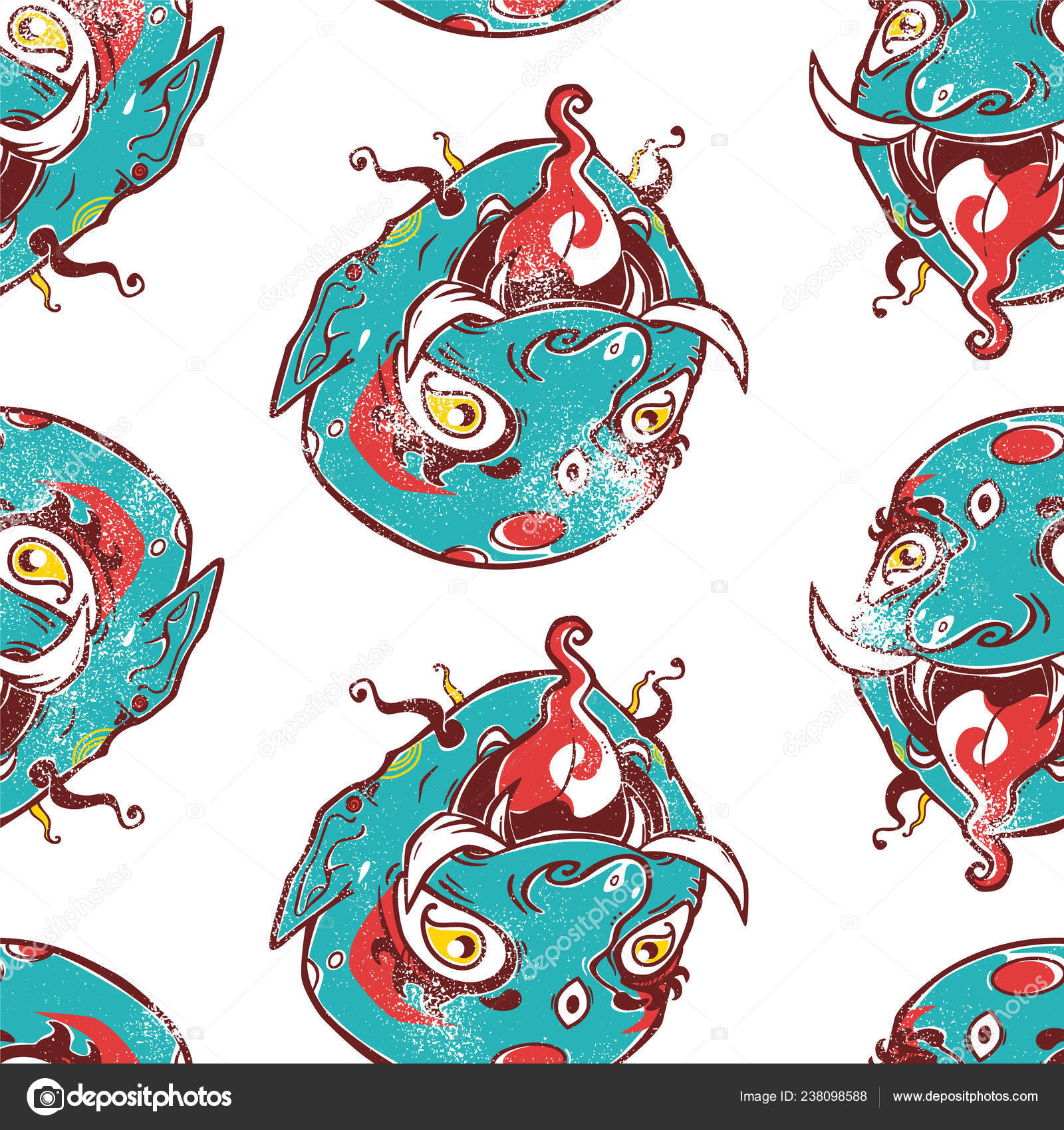 Chinese Demon Illustration - 1600x1700 Wallpaper - teahub.io