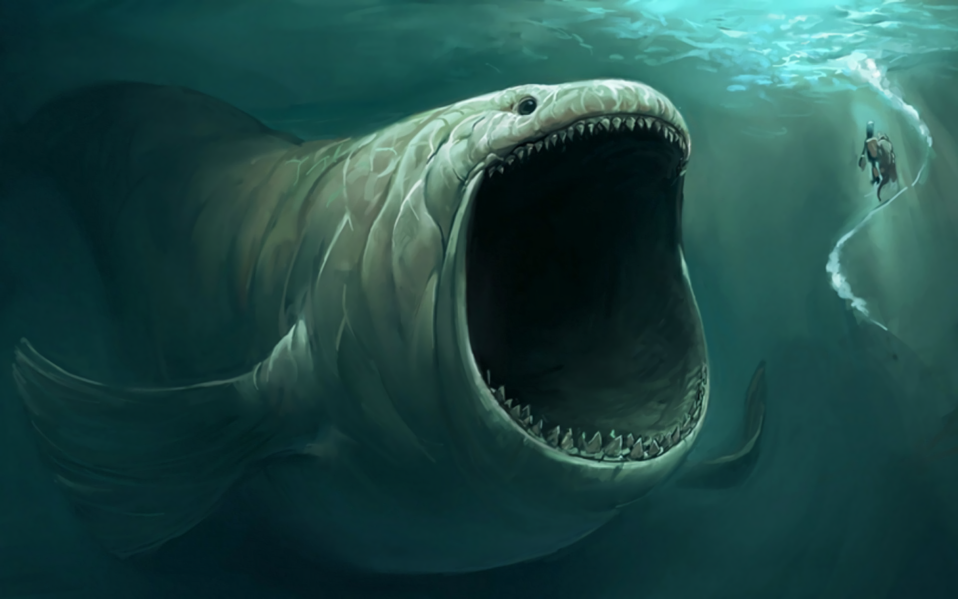Extinct Scary Sea Creatures - 1920x1200 Wallpaper - teahub.io