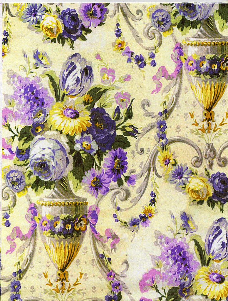 Victorian Vintage Purple Floral - 776x1024 Wallpaper - teahub.io