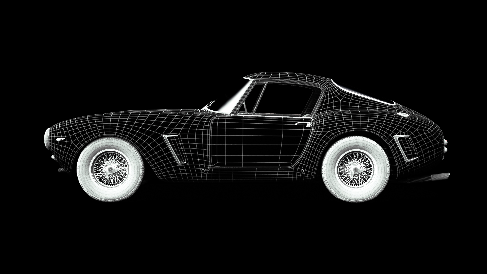 Grid Of Car 3d Model - Classic Car - 1920x1080 Wallpaper - teahub.io