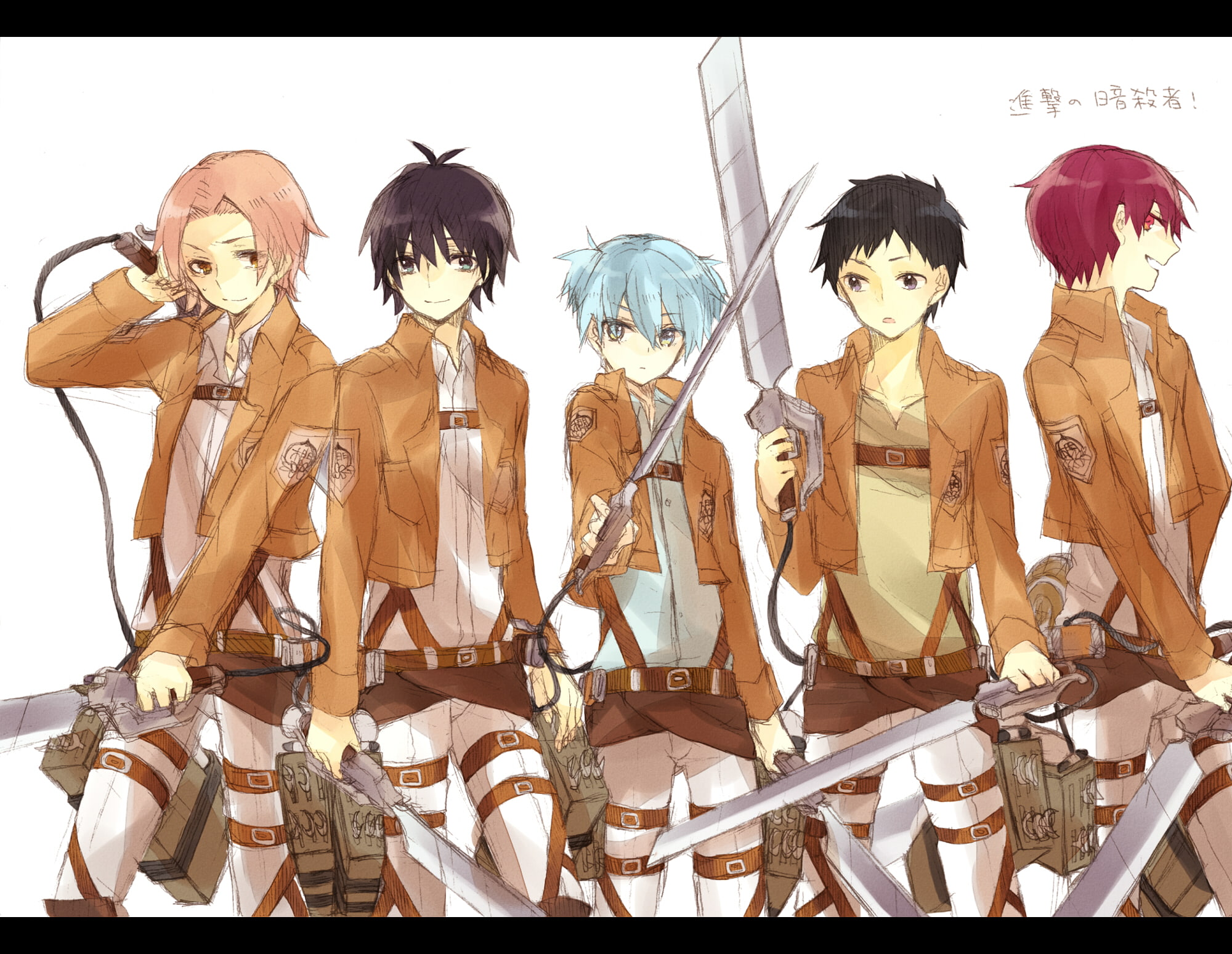 Attack On Titan X Assassination Classroom - 2000x1550 Wallpaper - teahub.io