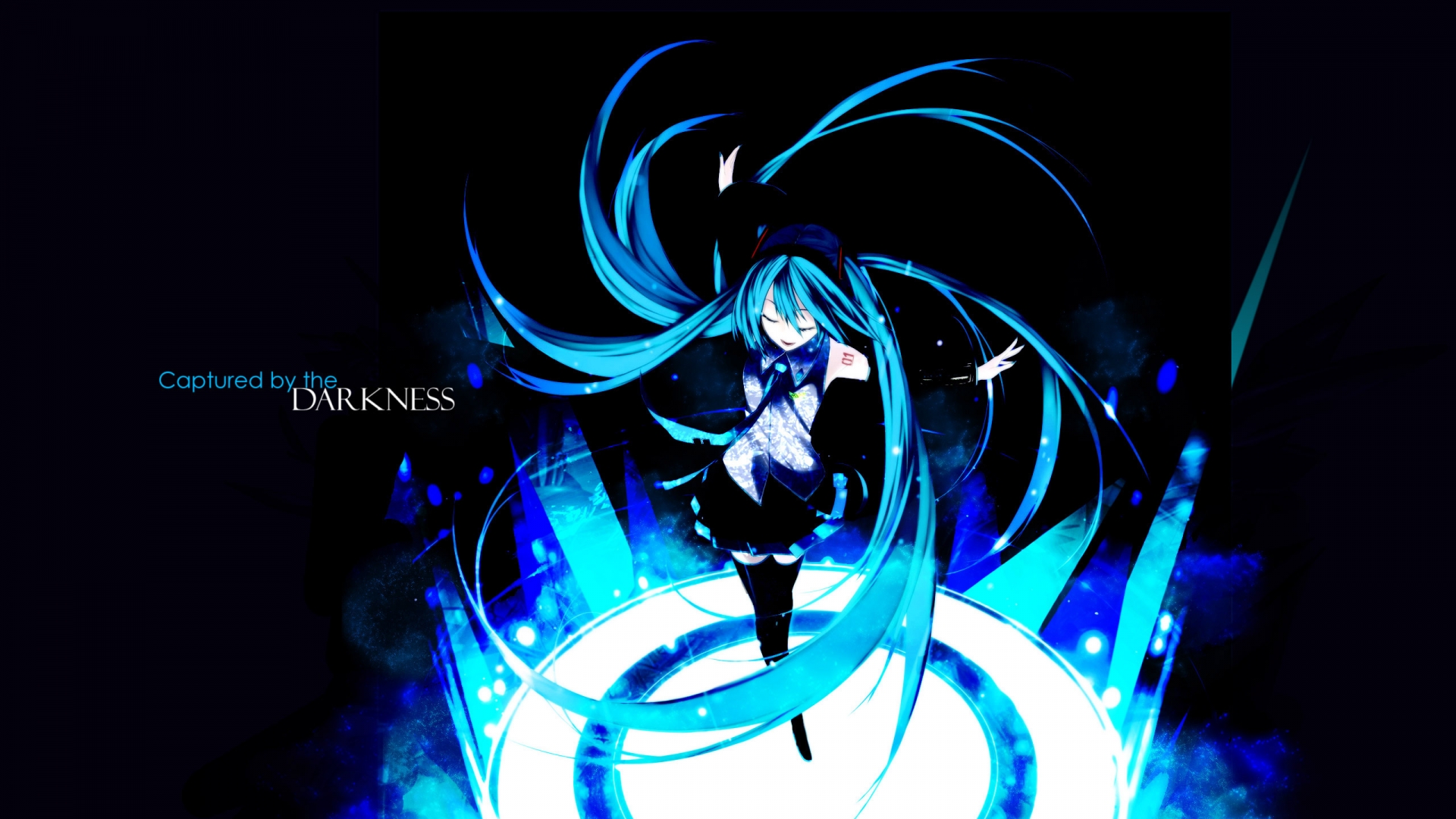 18 - Hatsune Miku Wallpaper Dark - 1920x1080 Wallpaper - teahub.io