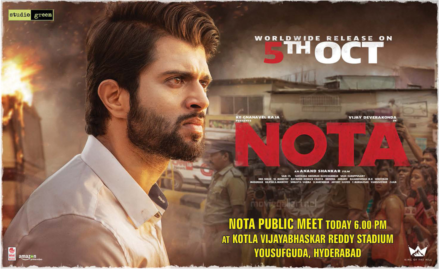Vijay Devarakonda Nota Public Meet Today At Hyderabad - Vijay ...