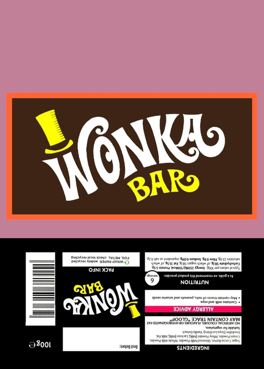Wonka Bar Logo - 515x720 Wallpaper - teahub.io