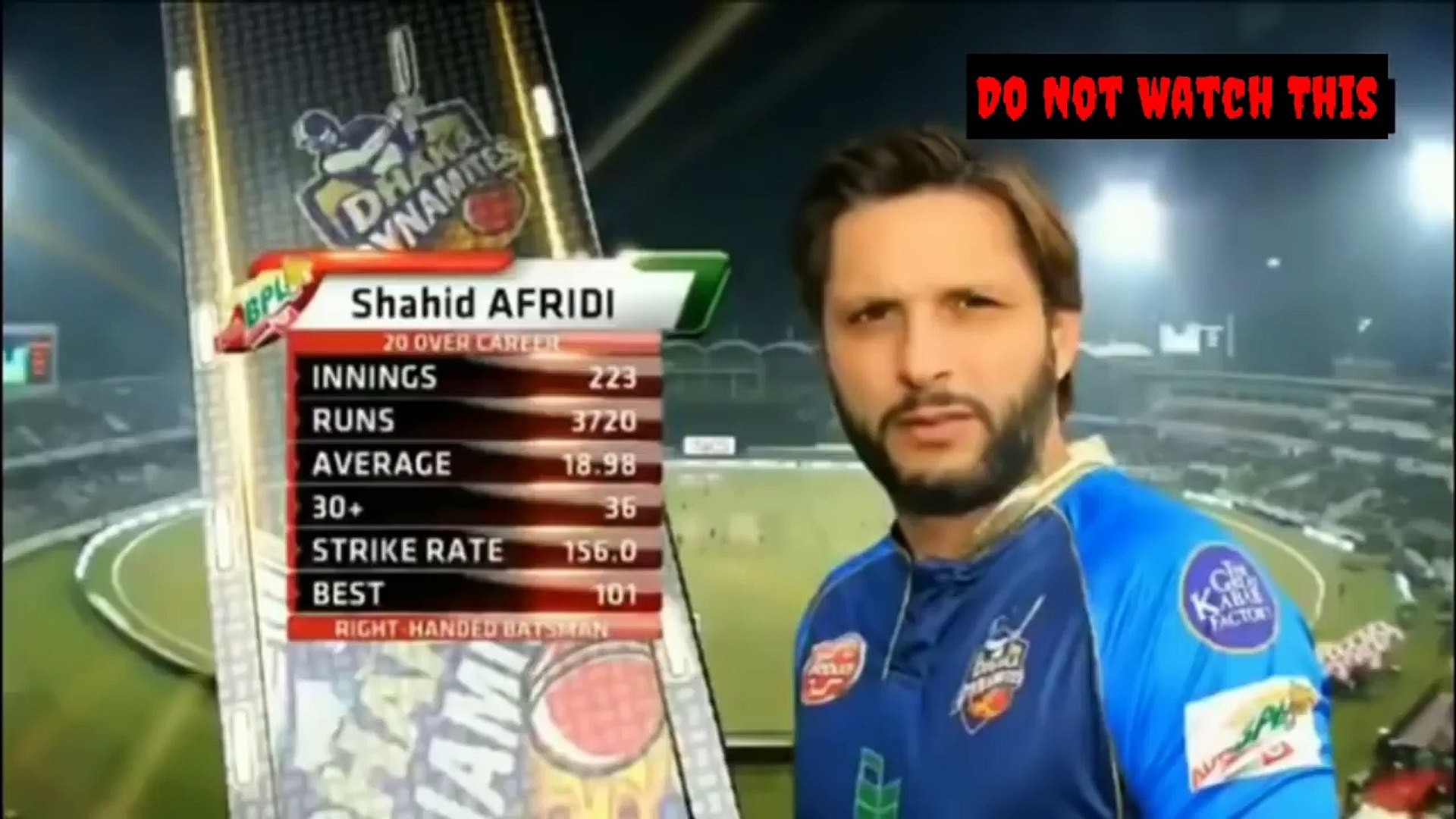 Shahid Afridi 32 Balls 101 Runs - 1920x1080 Wallpaper - teahub.io