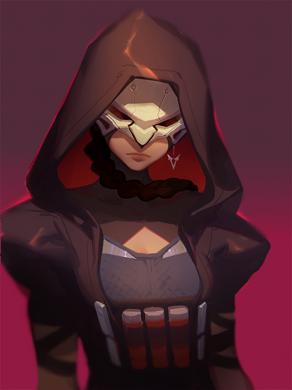 Fanart Overwatch Female Reaper - 600x800 Wallpaper - teahub.io