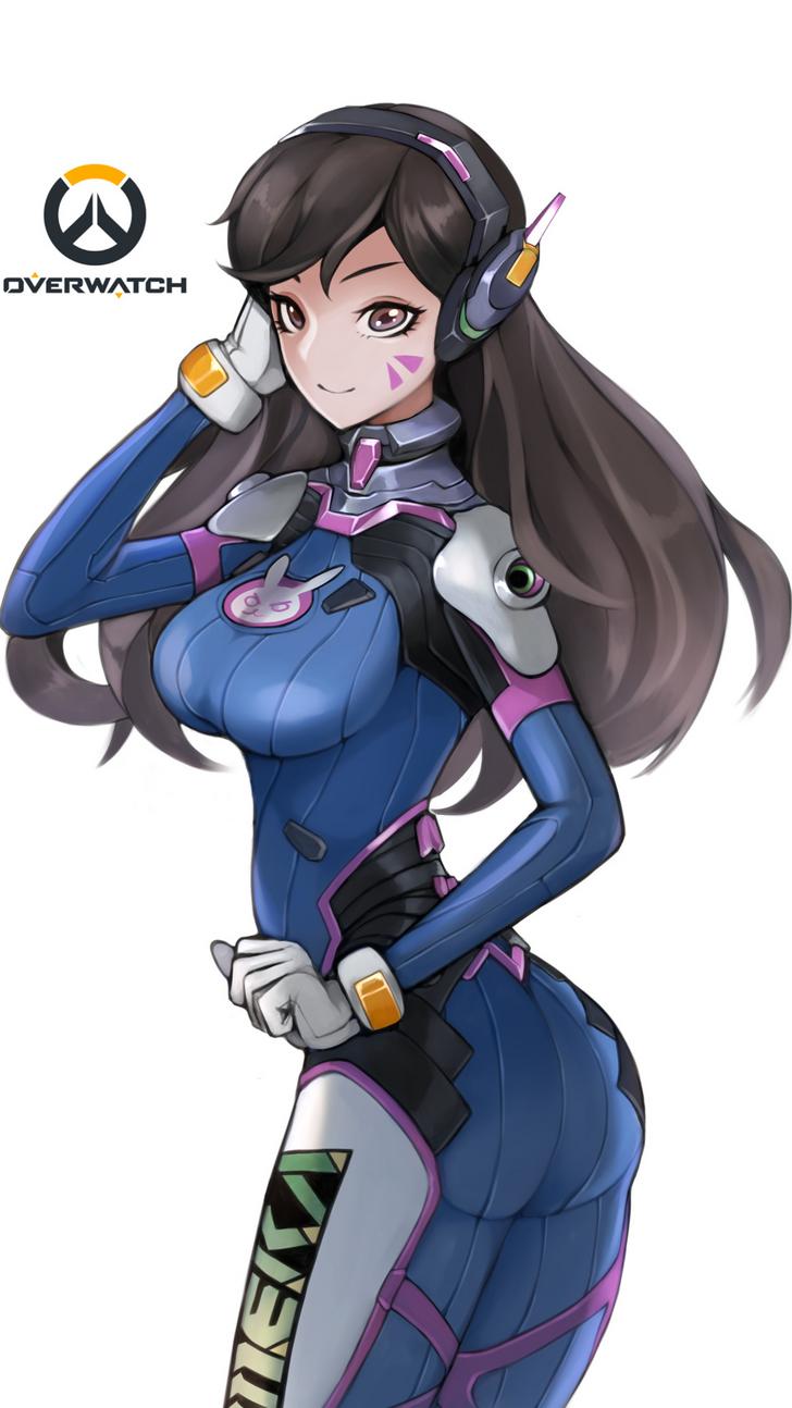 Overwatch Characters Dva - 728x1294 Wallpaper - teahub.io