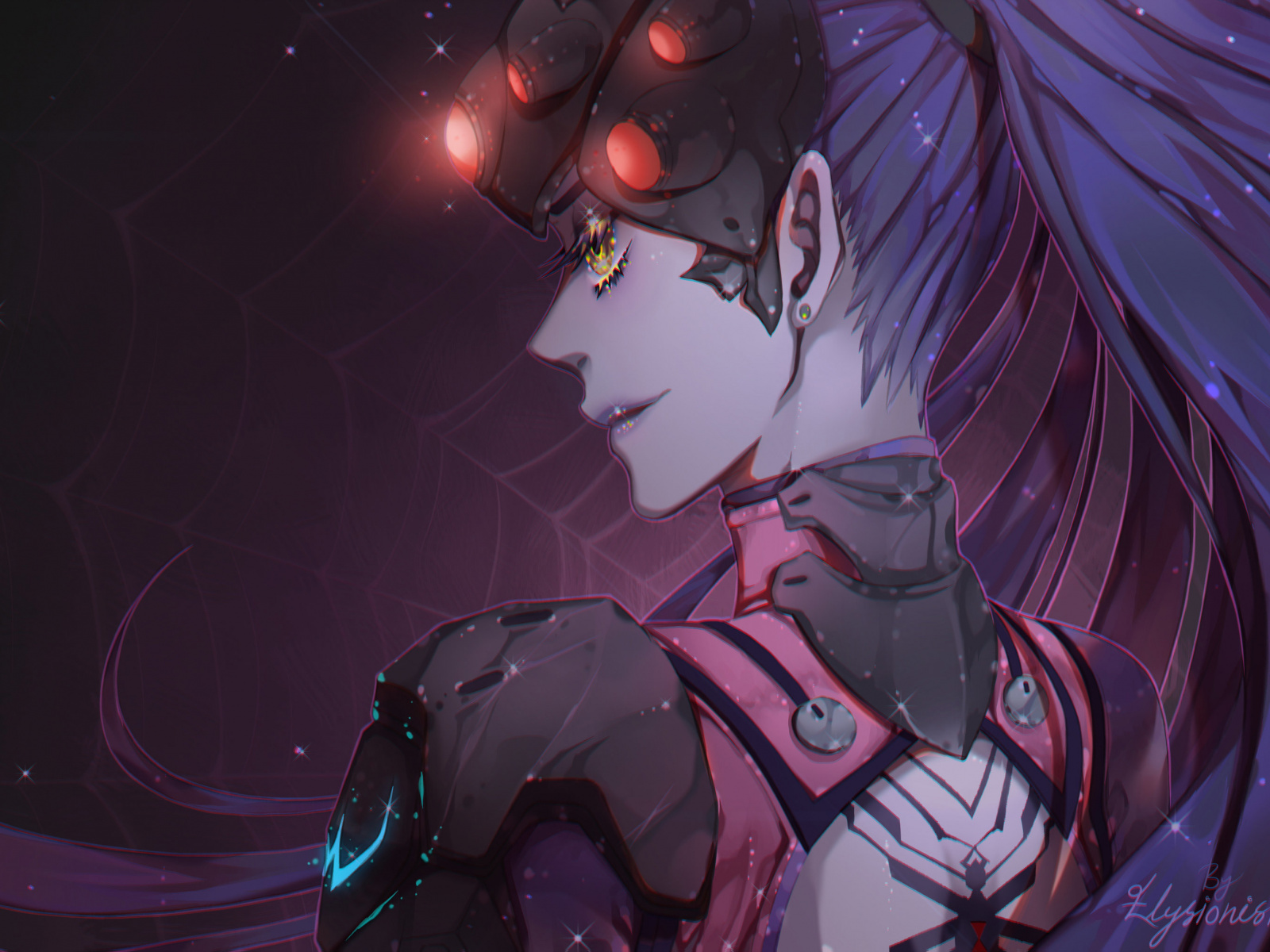 Widowmaker, Overwatch, Art, Wallpaper - Widowmaker Anime - 1600x1200 ...