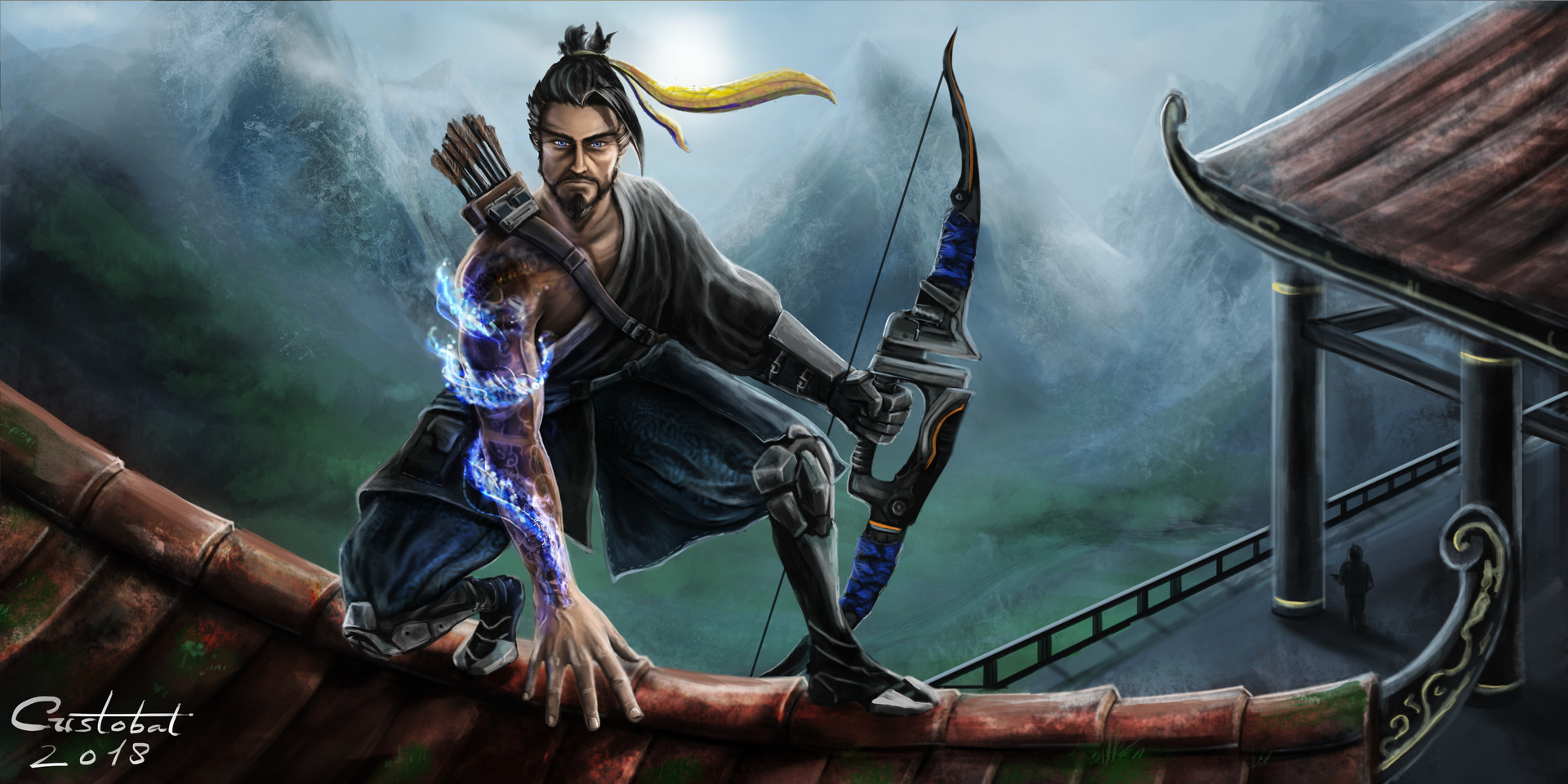 Overwatch Hanzo - 1920x960 Wallpaper - teahub.io Overwatch Hanzo - 1920x960 Wallpaper - teahub.io