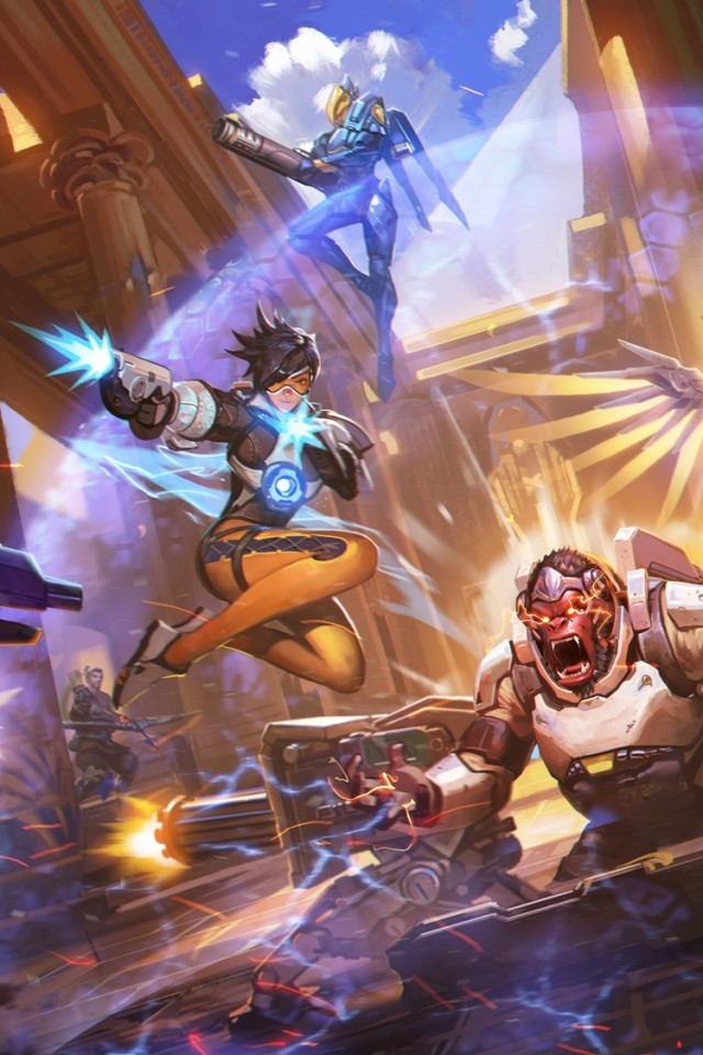 Overwatch, Tracer, Hanzo, Mercy, Genji, Widowmaker, - Pharah Mercy ...