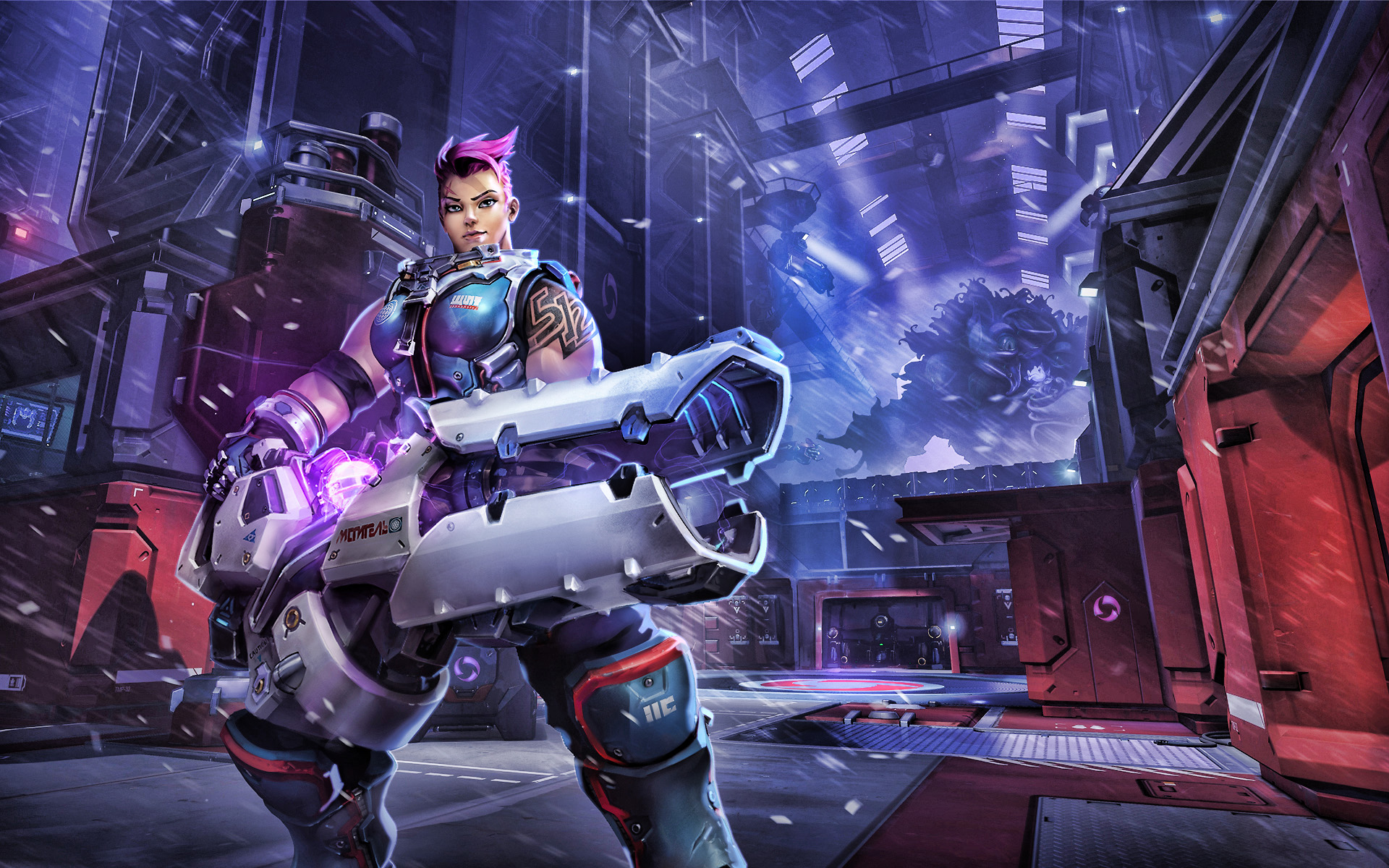 Zarya, 4k, Overwatch Characters, 2019 Games, Shooter, - Zarya Overwatch ...