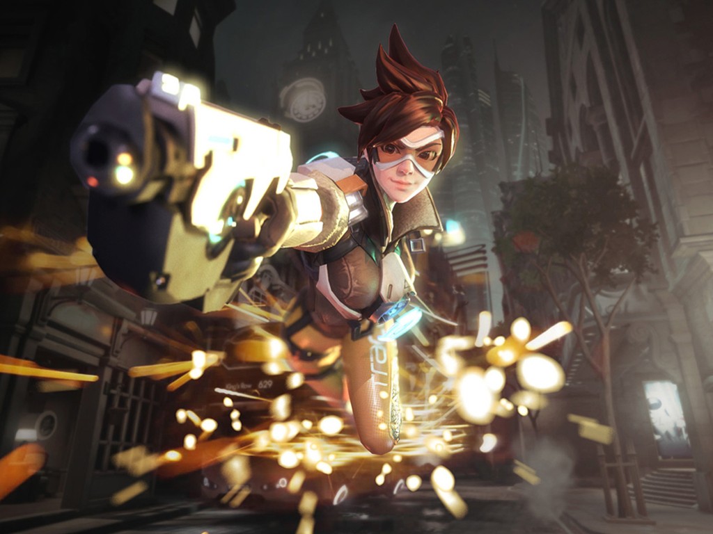 Games Wallpaper - Overwatch - Tracer - Kings Row Overwatch Tracer ...