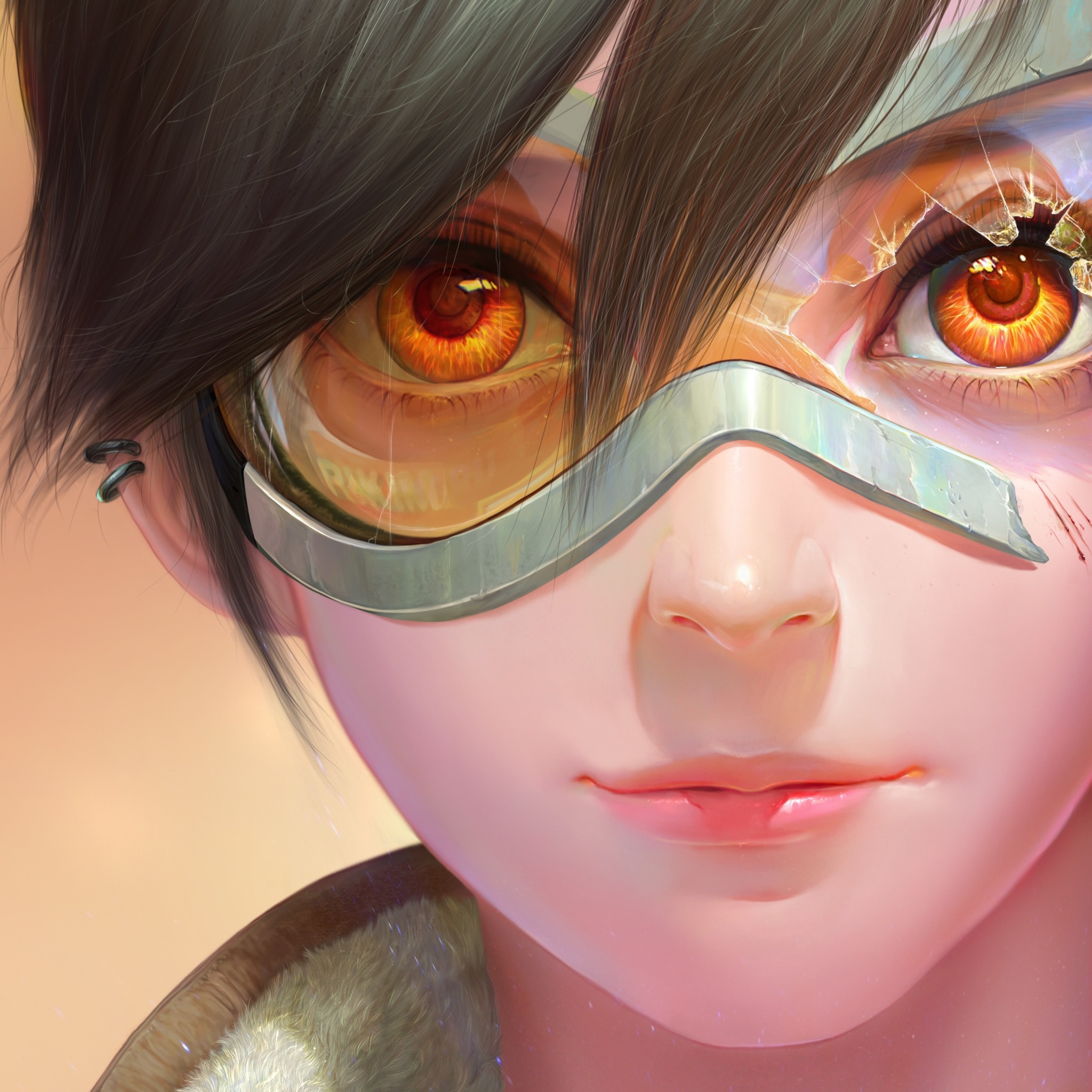 Fan Art Tracer Overwatch - 2048x2048 Wallpaper - teahub.io