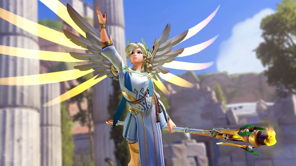 Mercy Summer Games Skin 2017 - 1029x578 Wallpaper - teahub.io