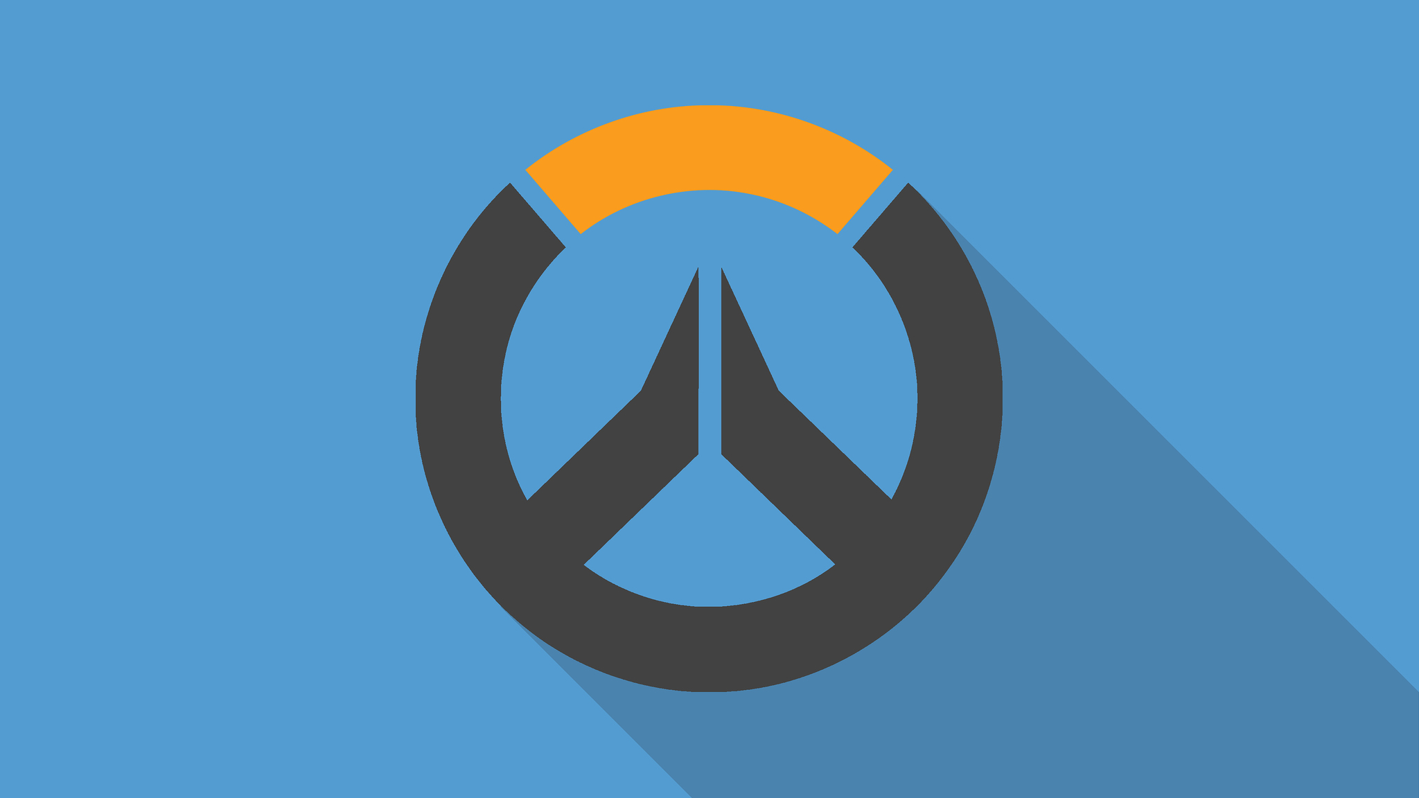 Blue Overwatch Logo - 2048x1152 Wallpaper - teahub.io
