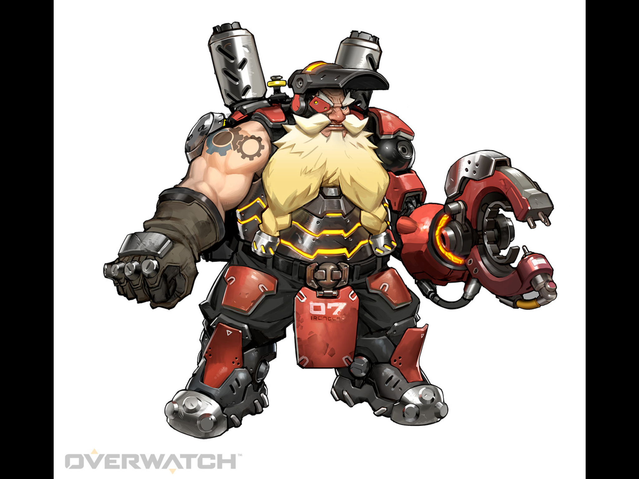 Torbjorn Concept Standard Wallpaper - Torbjørn Overwatch Concept Art ...