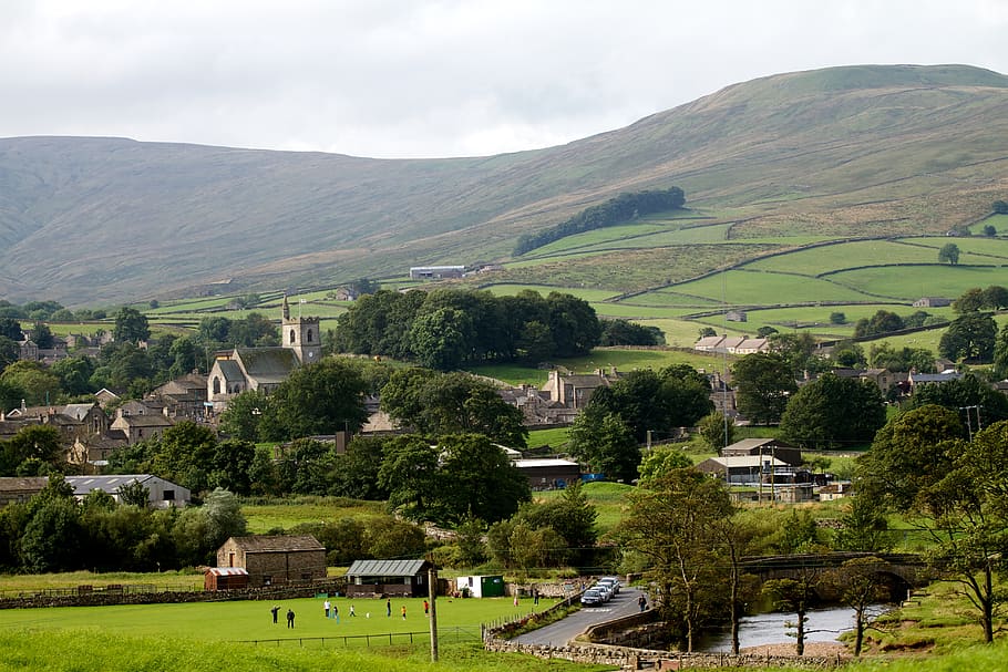 Hawes, United Kingdom, Yorkshire Dales, Landscape, - Rural Area ...