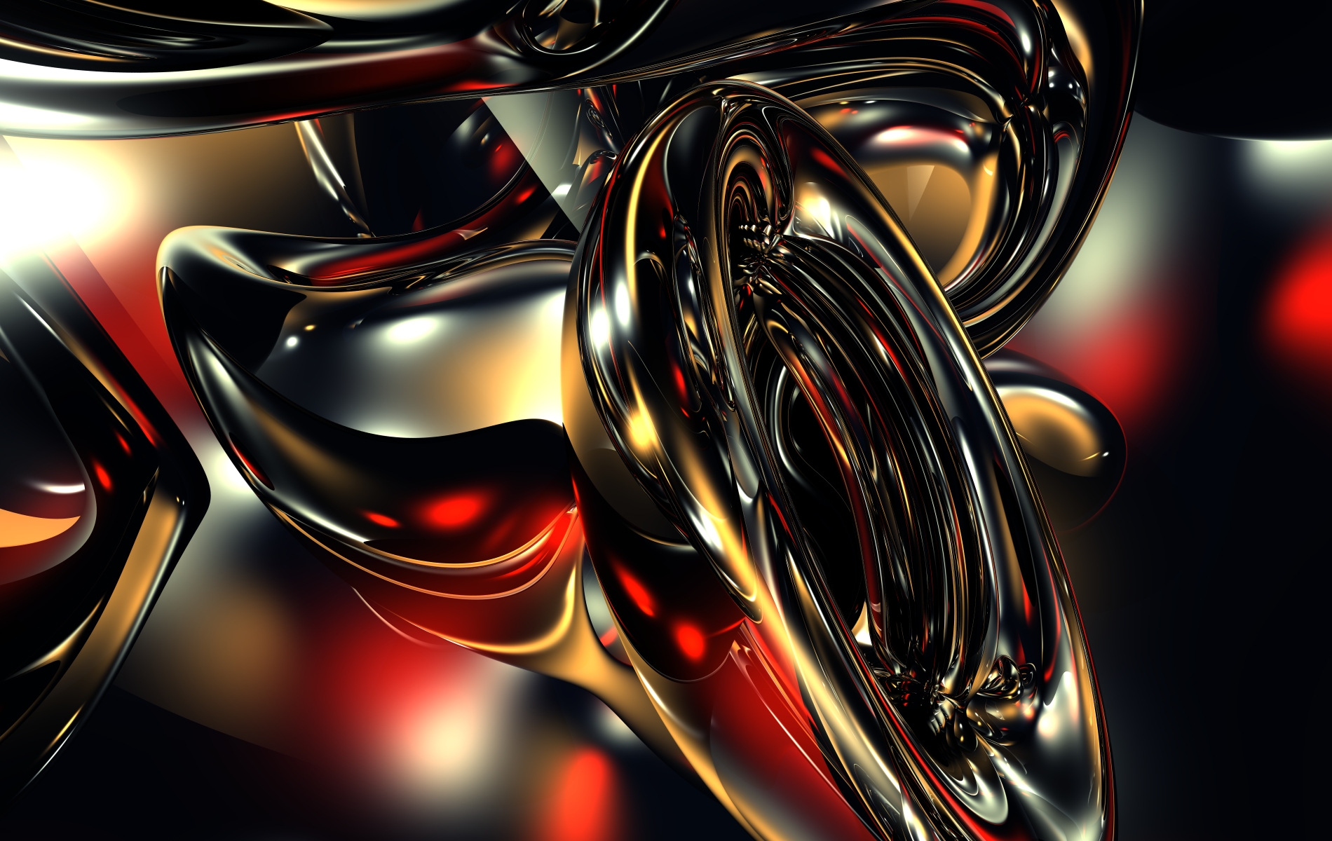 3d Deep Red Abstract - Abstract Wallpapers 1900 - 1900x1200 Wallpaper ...