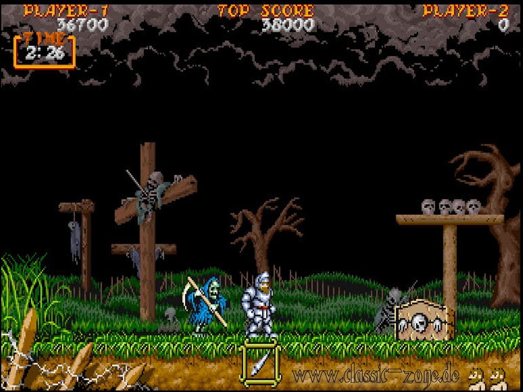 Super Ghouls N Ghosts - Ghouls N Ghosts Sharp X68000 - 1024x768 ...
